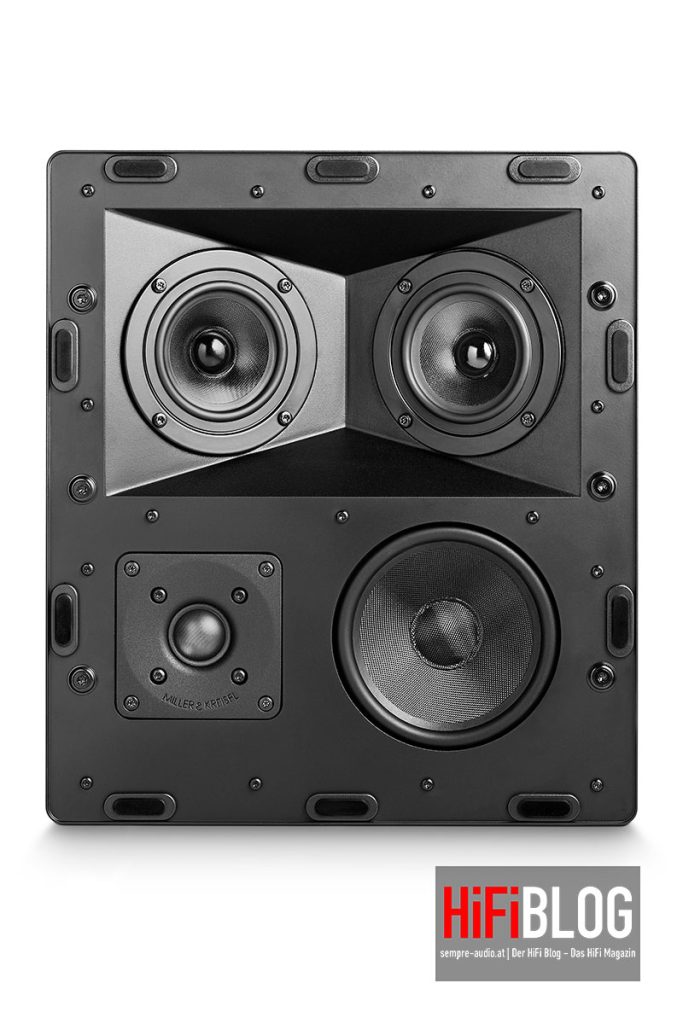 M&K Sound IW150T Tripole and M&K Sound C15S Subwoofer with Miller ...