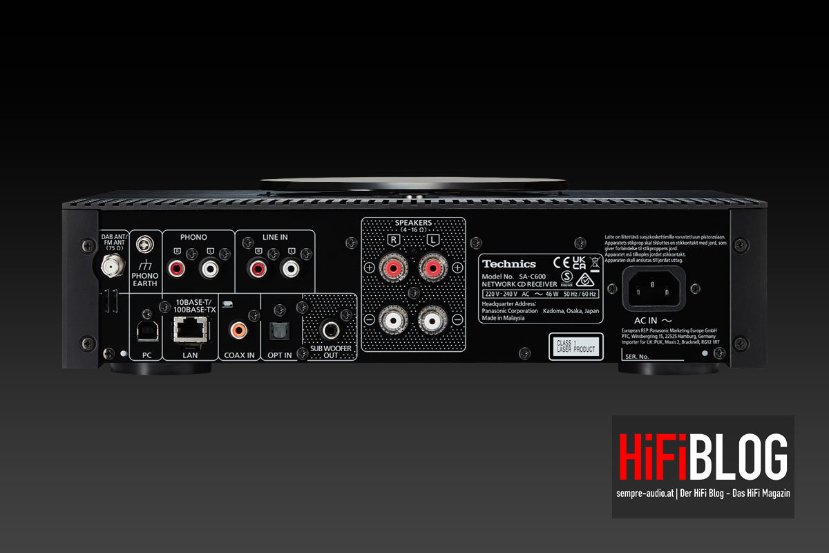 Technics SA-C600 Network CD Receiver Review - Aesthetics in sound and ...