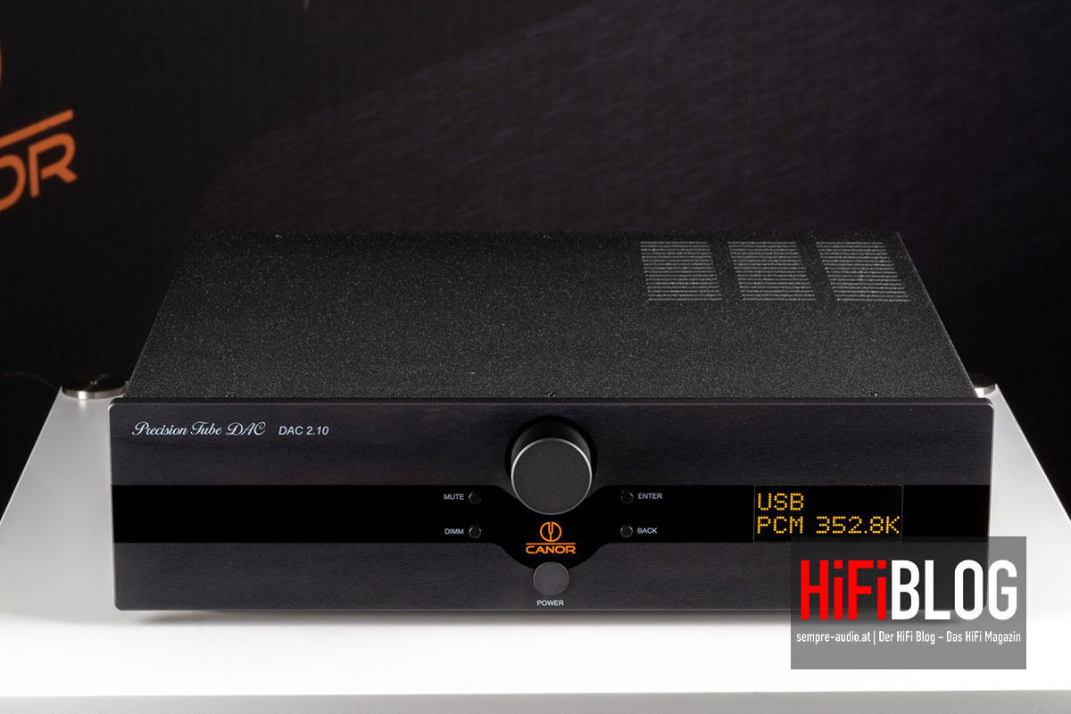 Canor DAC 2.10 Precision Tube DAC - D/A converter with tube output ...