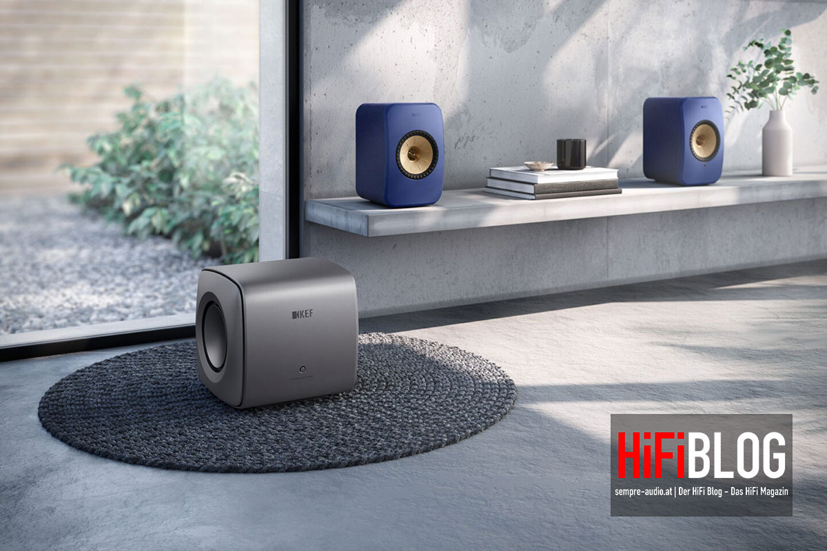 KEF KC62 Uni-Core Force Cancelling Subwoofer now in Titanium Grey | HiFi BLOG