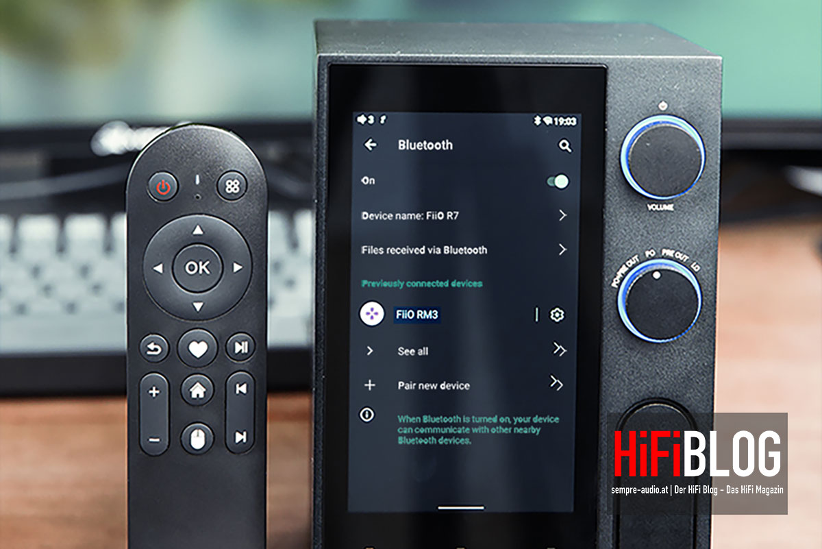 FiiO Bluetooth Remote RM3 - Desktop Audio Systems under Control | HiFi BLOG