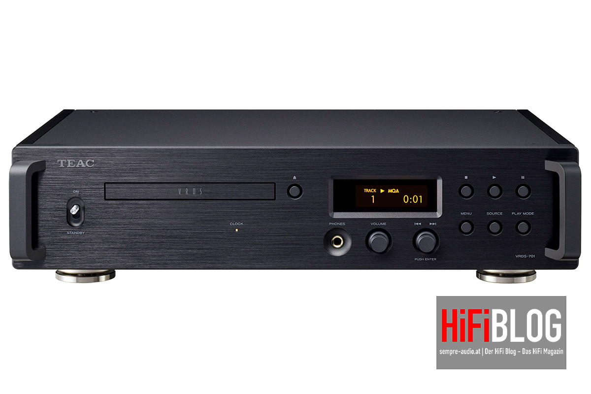 Teac 70th Anniversary Models - Teac VRDS-701 CD Player and Teac VRDS-701T CD Transport | HiFi BLOG