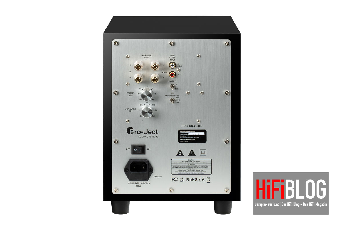 Pro-Ject Sub Box 50 E - New compact subwoofer from Pro-Ject Audio ...