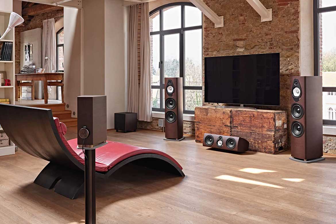 Sonus faber Sonetto G2 Collection - 7 speakers with Sonus faber Suprema ...