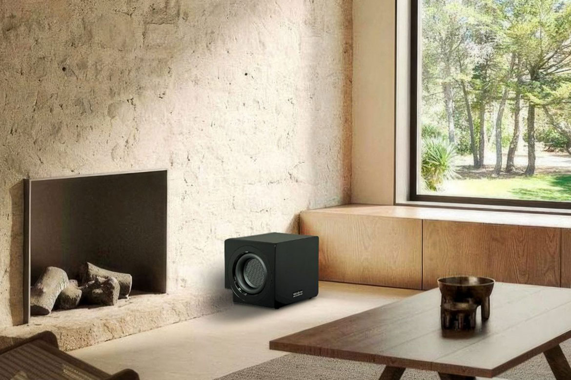 Velodyne MiniVee X High-gloss White and made of transparent acrylic ...